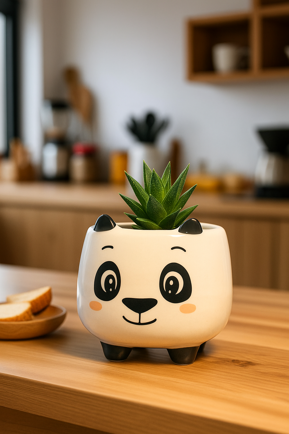 PANDA FACE CERAMIC Planter – NABATAT